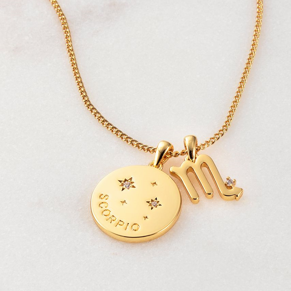 Zodiac Necklace - Scorpio – Harley & Rose Florist