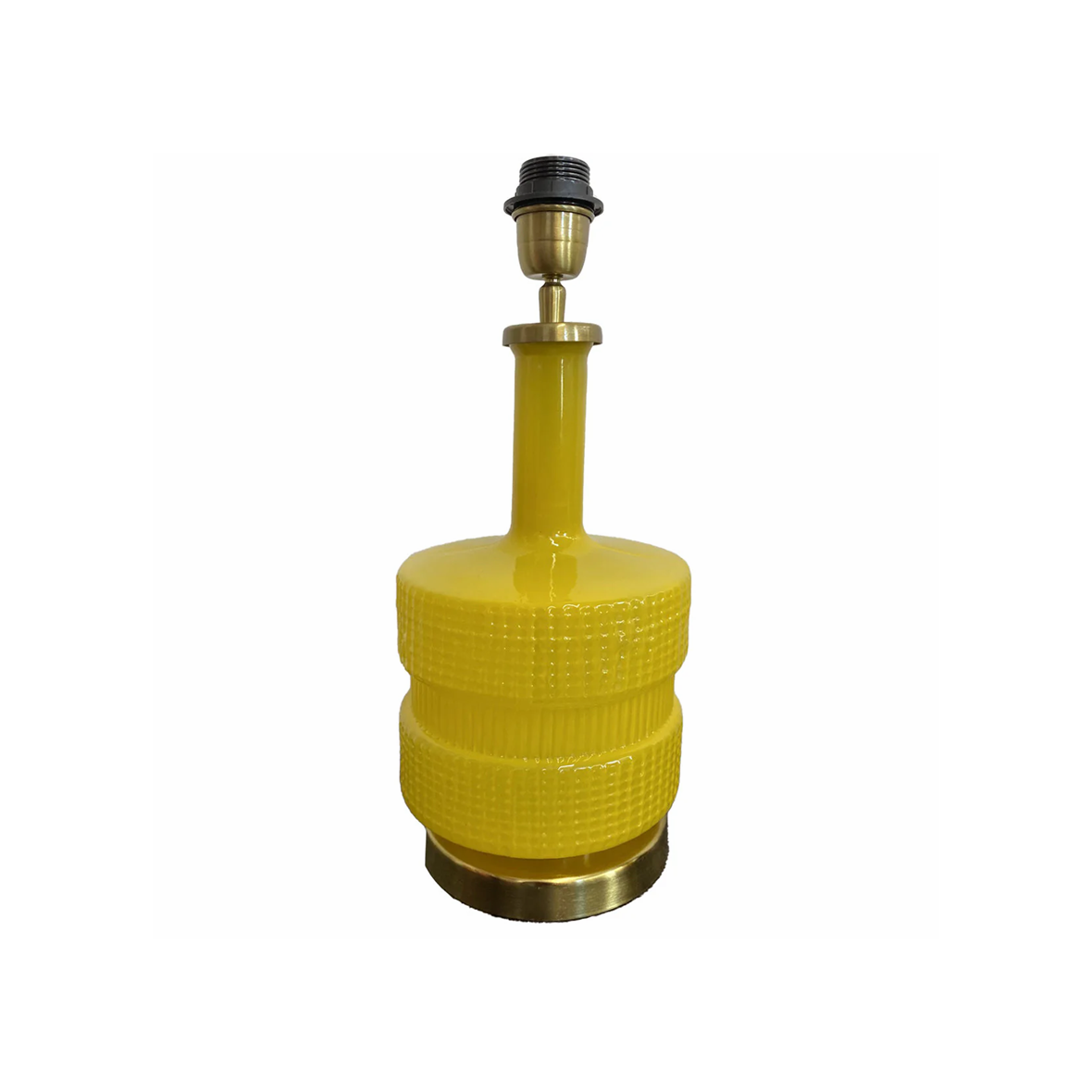 RS 60's Glass Lamp Base - Yellow – Harley & Rose Florist